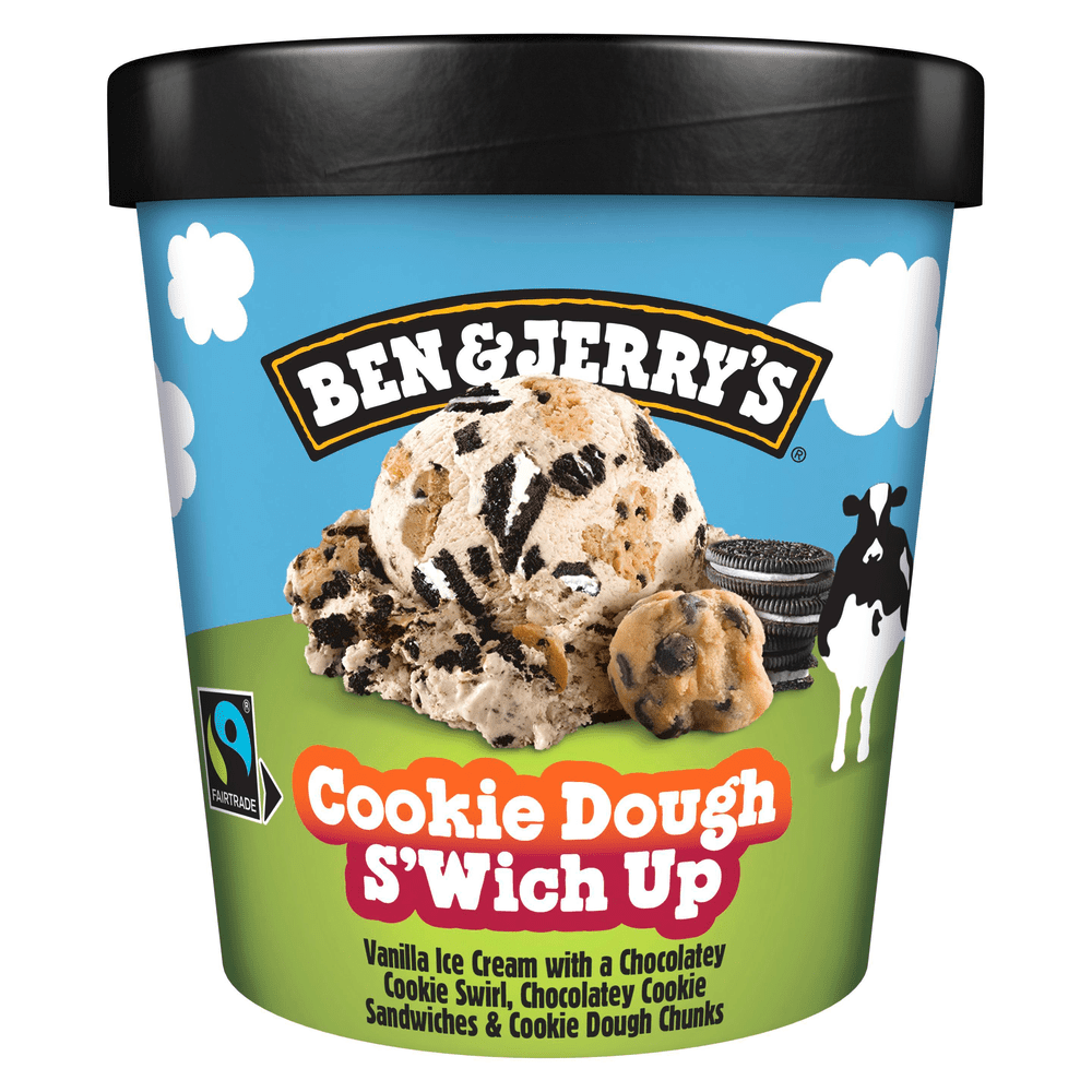 Ben und Jerrys Non Dairy Cookies on Cookie Dough vegan Eis